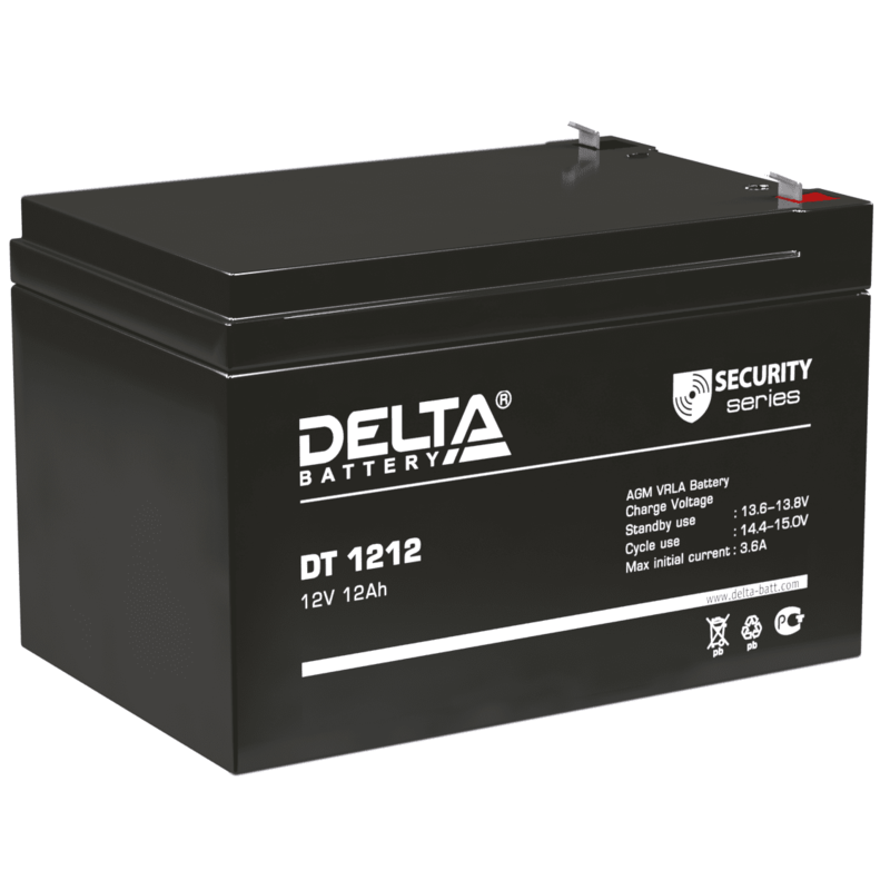 Аккумулятор Delta DT 1212 - купить в Москве в интернет-магазине Ток ...